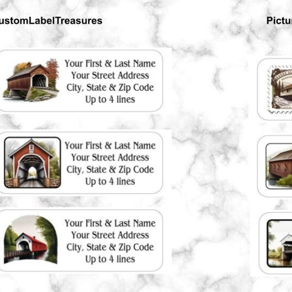 Covered Bridge - Etsy