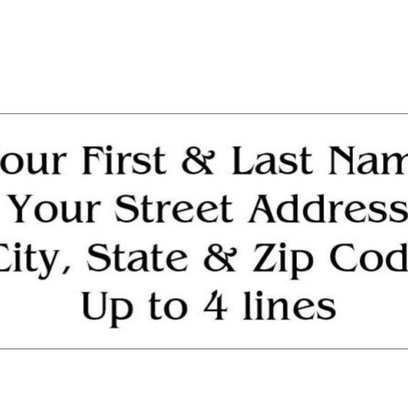 Return Address Labels - Etsy