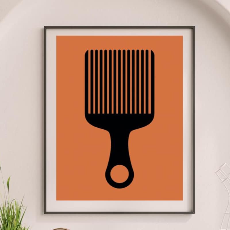 Afro Hair Pick - Etsy
