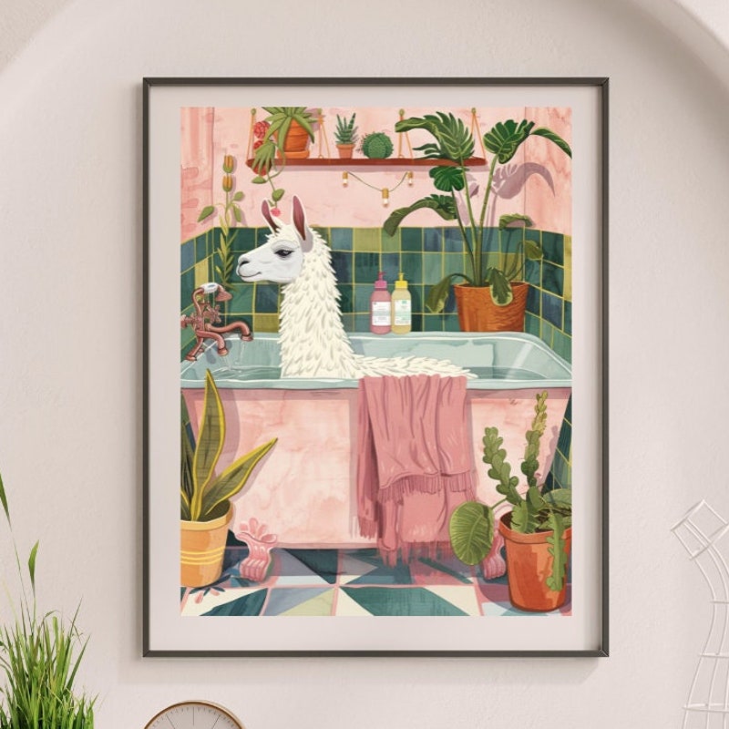 Llama Art Print - Etsy