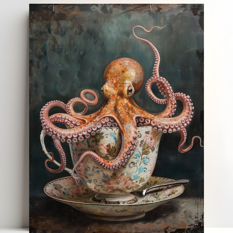 Octopus Cup - Etsy