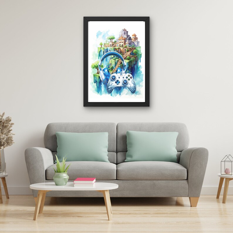 Gaming Print, Gaming Poster, Gaming Wall Art, Gaming Room Decor, Gamer ...