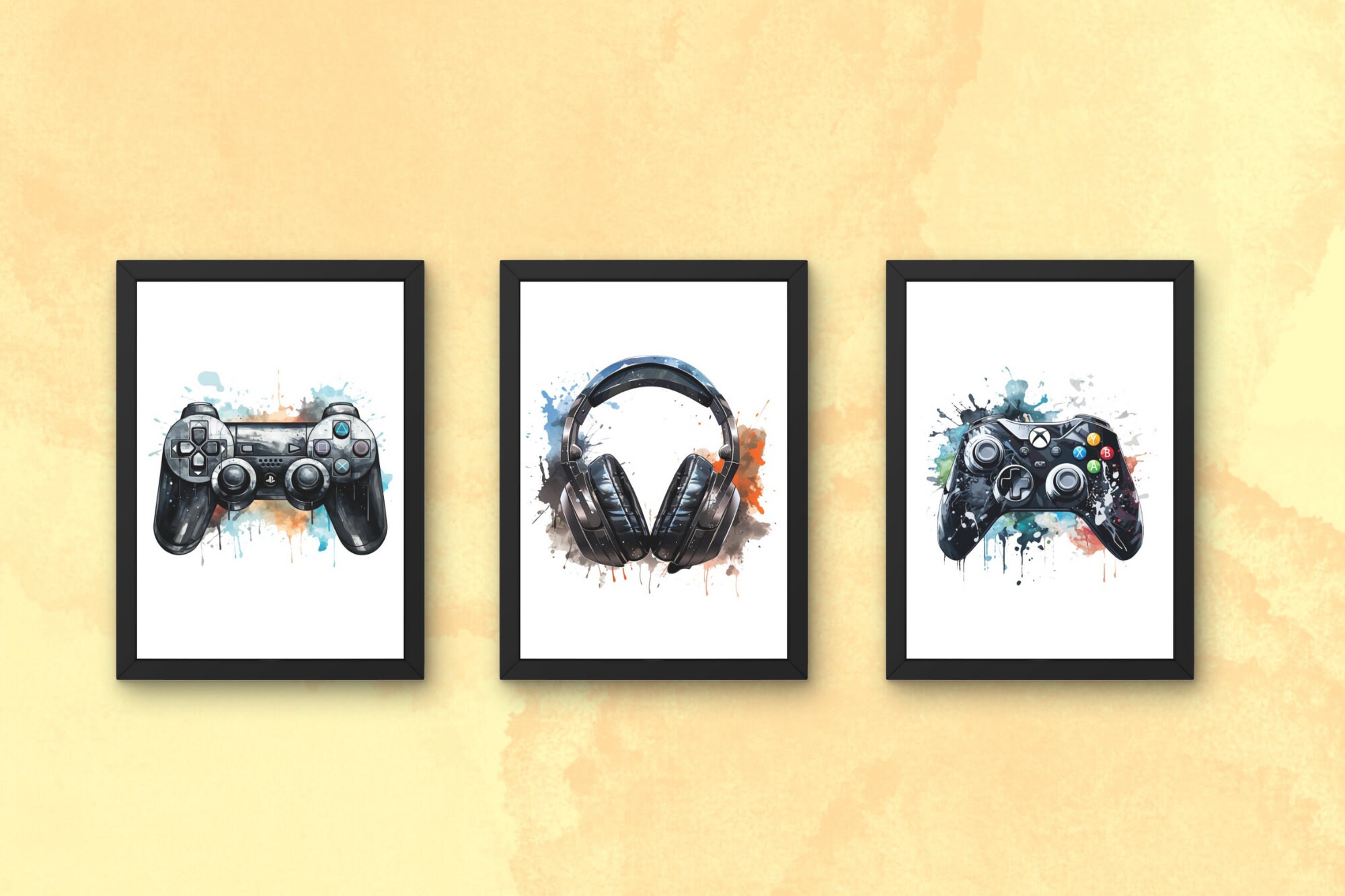 Gaming Prints Gaming Poster Gaming Wall Art Set of 3 Gaming - Etsy