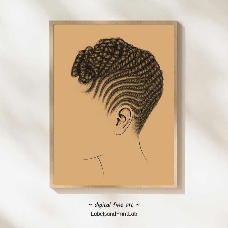 Box Braids Art - Etsy