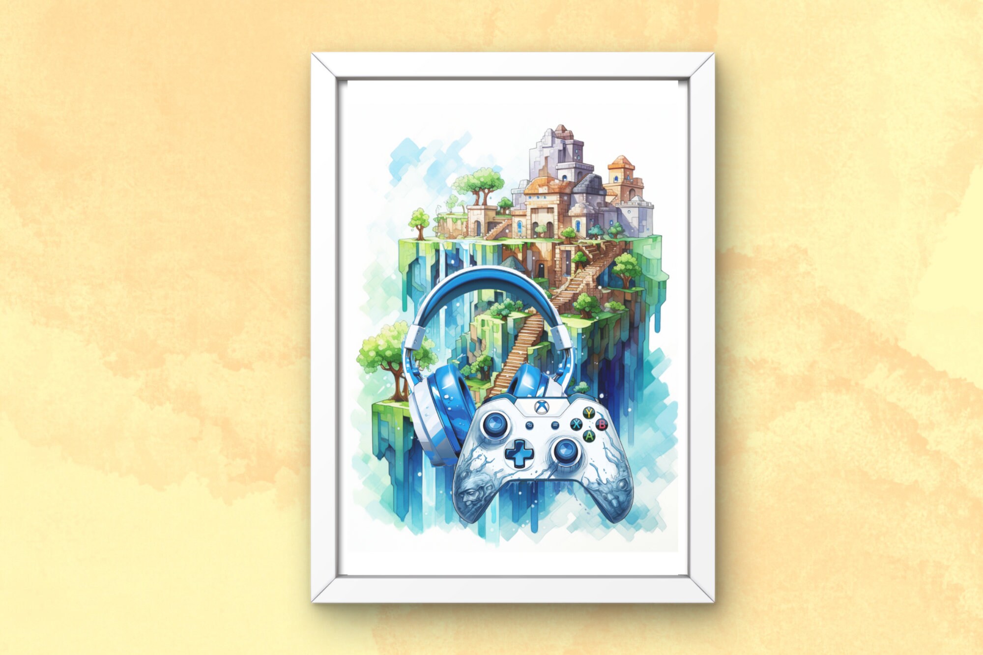 Gaming Print, Gaming Poster, Gaming Wall Art, Gaming Room Decor, Gamer ...