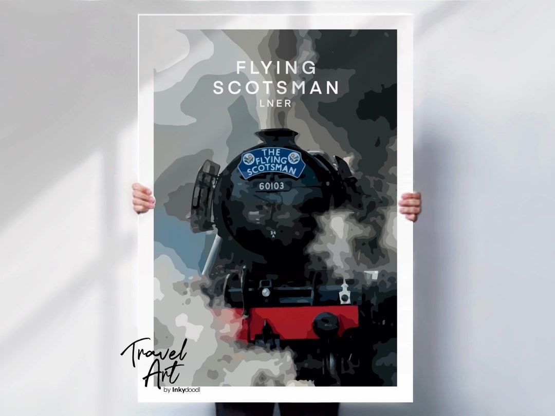 Flying Scotsman Poster - LNER Travel Print - Etsy