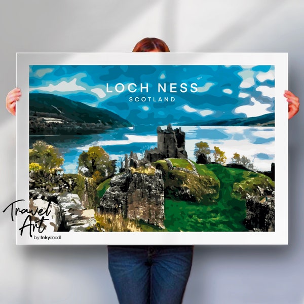Loch Ness Poster - Etsy