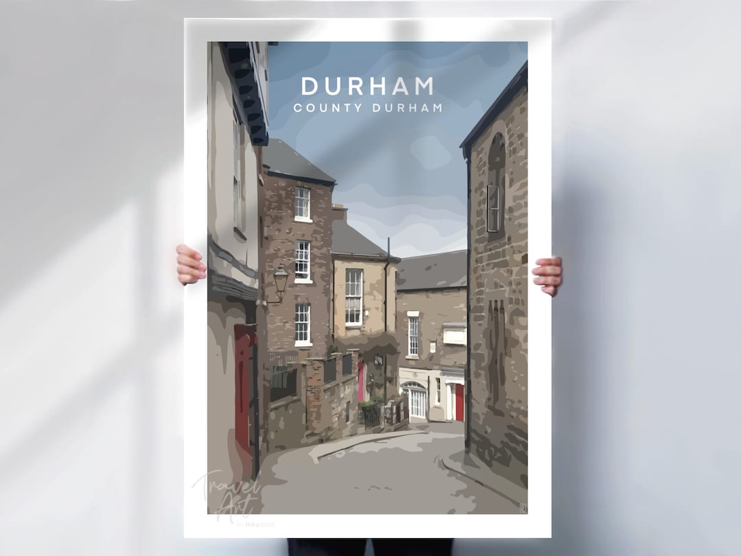 Durham Poster , County Durham Travel Poster , County Durham Wall Art ...