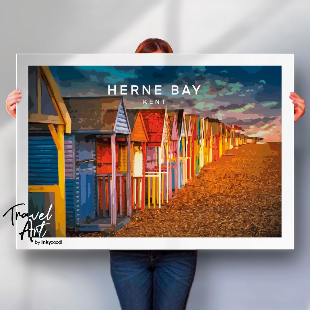 Herne Bay Poster Kent Print Kent Poster Herne Bay Print - Etsy