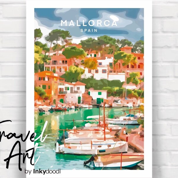 Mallorca Poster - Etsy