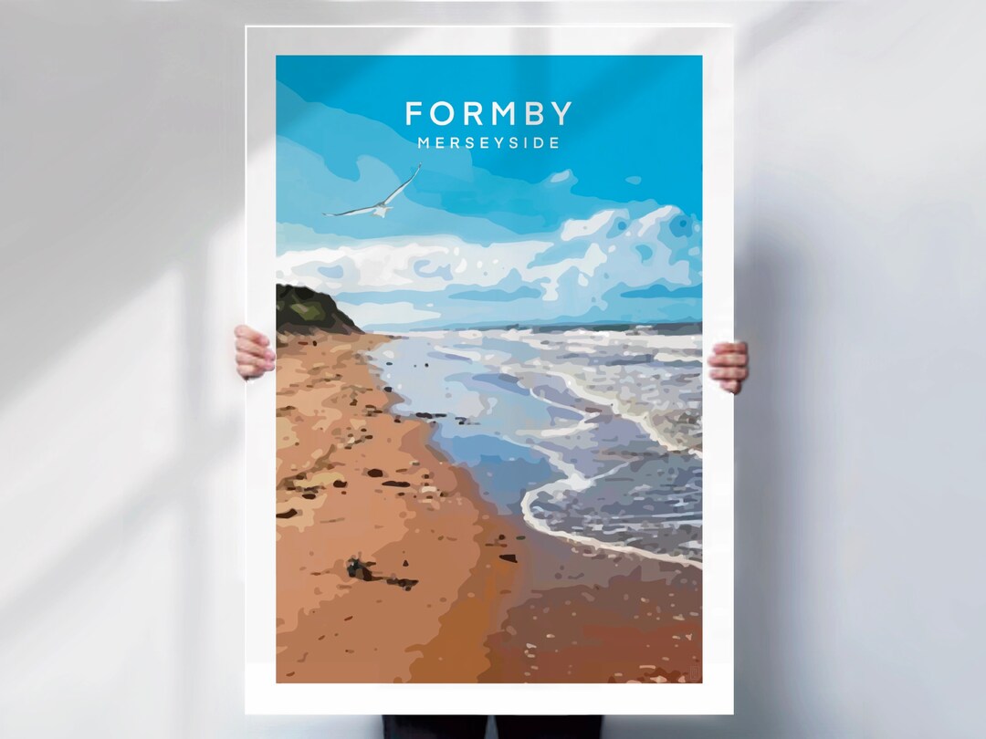 Formby Poster - Merseyside Art Print - Wall Decor - Etsy