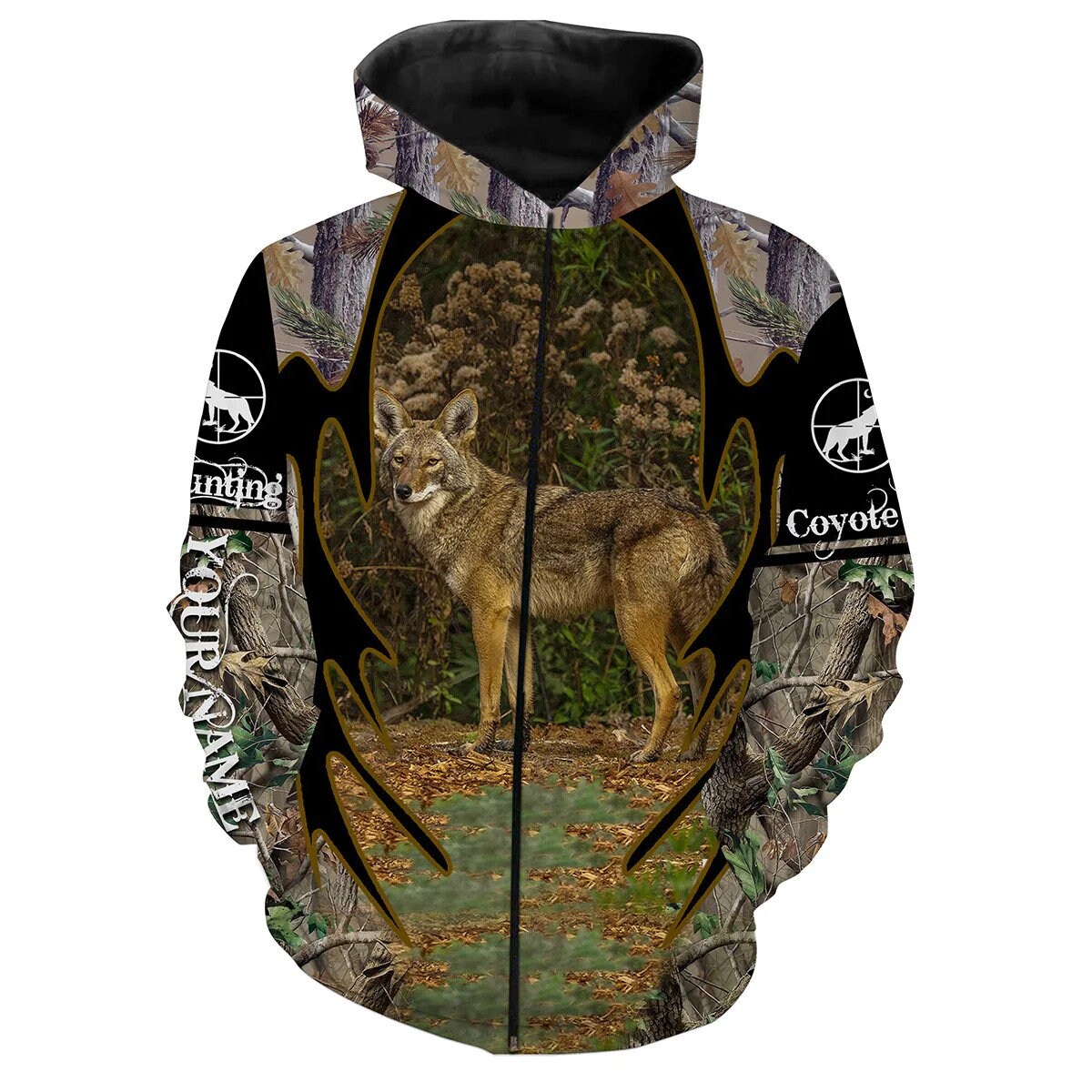 Personalized Coyote Hunting Lover Printing Custom Name Coyote Hunting ...