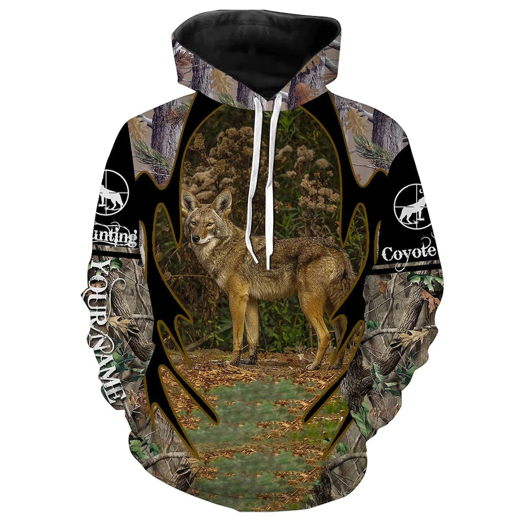 Personalized Coyote Hunting Lover Printing Custom Name Coyote Hunting ...