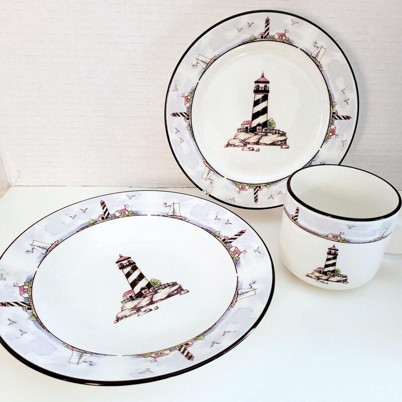 Coastal Dinnerware Sets - Etsy