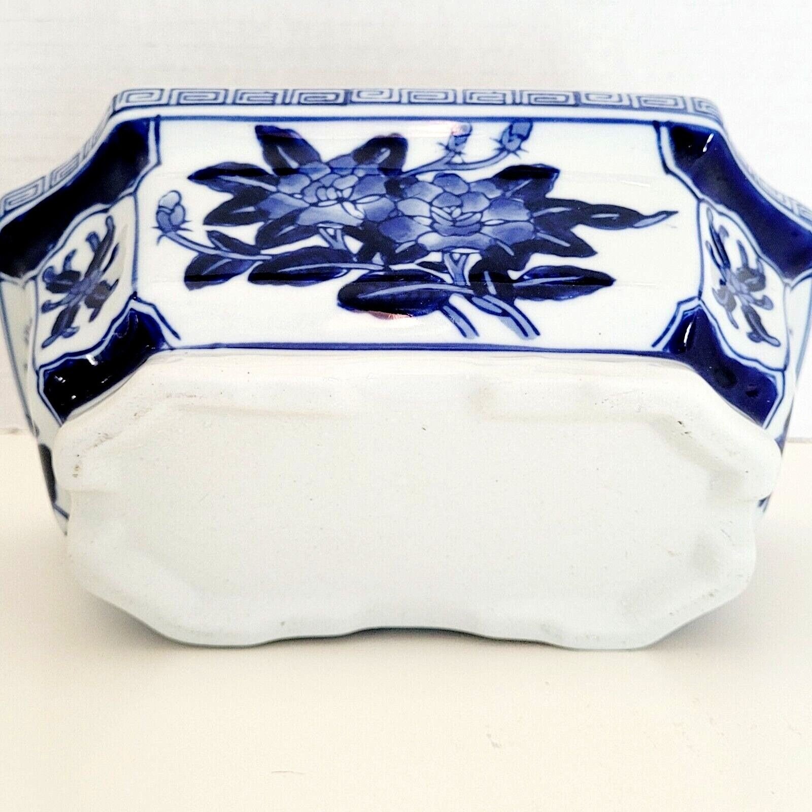 Blue & White Chinoiserie Cachepot Planter Ceramic Pottery - Etsy