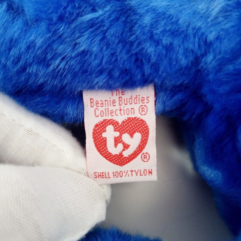 TY Beanie Original Buddy "peanut" Royal Blue Elephant With Tags 1998 ...