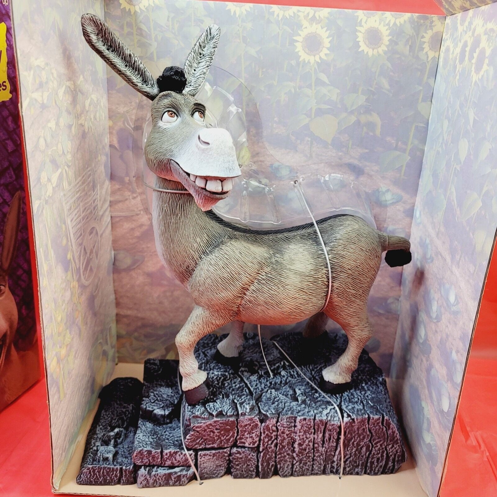 Rare New 2001 SHREK Talking donkey With 6 Sound Phrases Super Size 12 ...