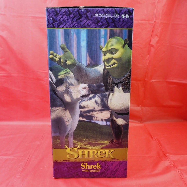 Rare New 2001 SHREK Talking shrek With 7 Sound Phrases Super Size 11 ...