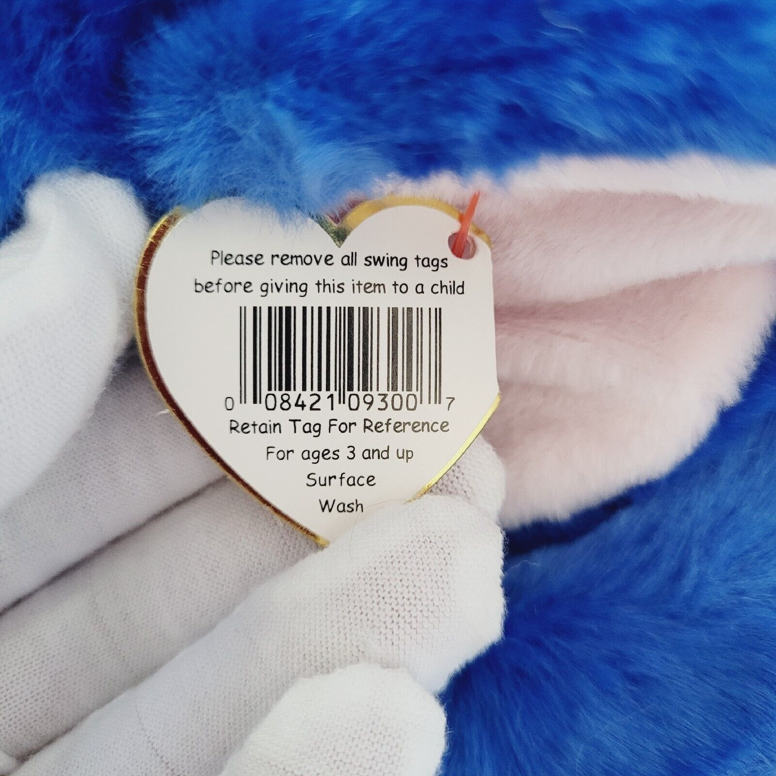 TY Beanie Original Buddy "peanut" Royal Blue Elephant With Tags 1998 Large 15" - Etsy