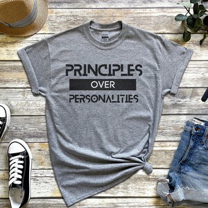 Principles Over Personalities Shirt, Recovery Shirt, NA Shirt, AA Shirt ...