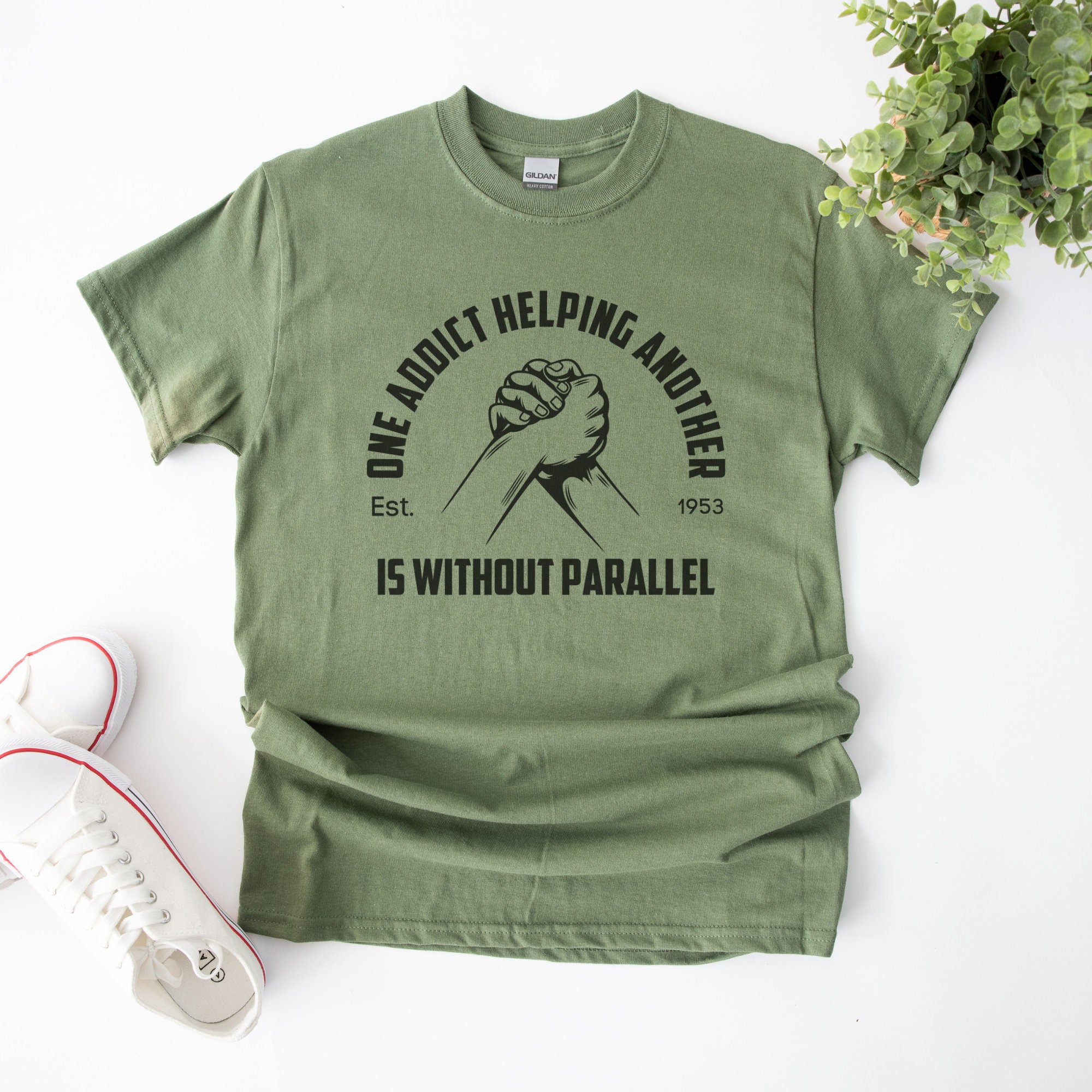 Unisex One Addict Helping Another Shirt, NA Shirt, Recovery T-shirt, Recovery Gift, NA Gift, 12 ...