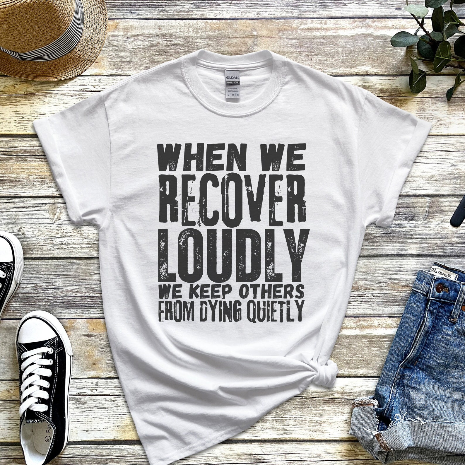 Unisex When We Recover Loudly Shirt, NA Shirt, AA Shirt, Recovery Gift ...