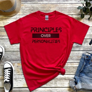 Principles Over Personalities Shirt, Recovery Shirt, NA Shirt, AA Shirt ...