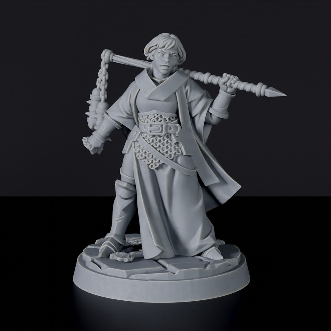 Human Female Cleric Dnd Inspired Fantasy Dnd Tabletop RPG Mini Great ...