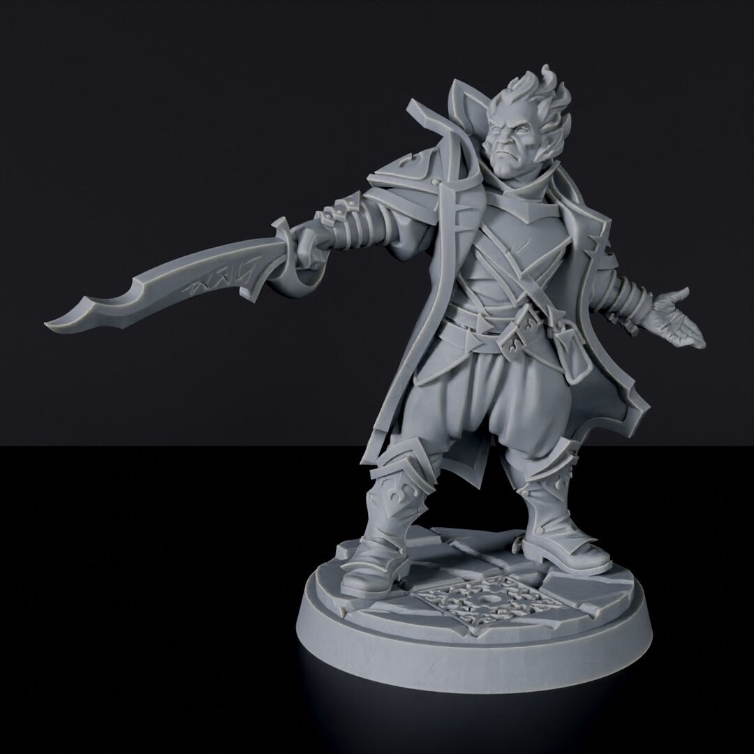 Firebond Fighter Warrior Dnd Inspired Fantasy Tabletop RPG Mini Great ...