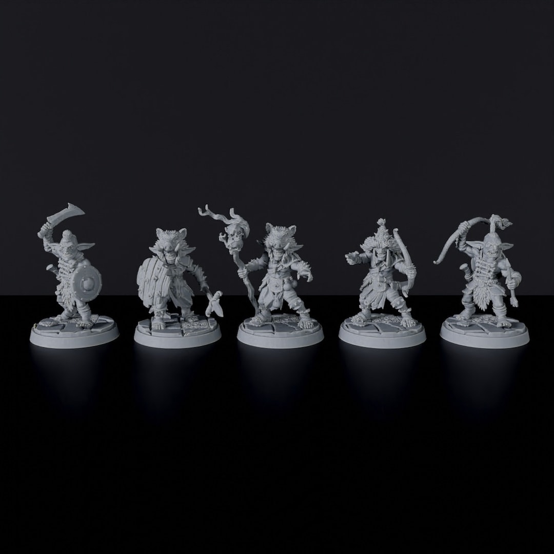 Goblin Warband Monster Dnd Inspired Fantasy Tabletop RPG Mini Great ...