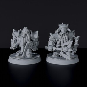 Corrupted Dwarf Warriors Bloodfields Wargaming Corrupted Dwarfs - Etsy