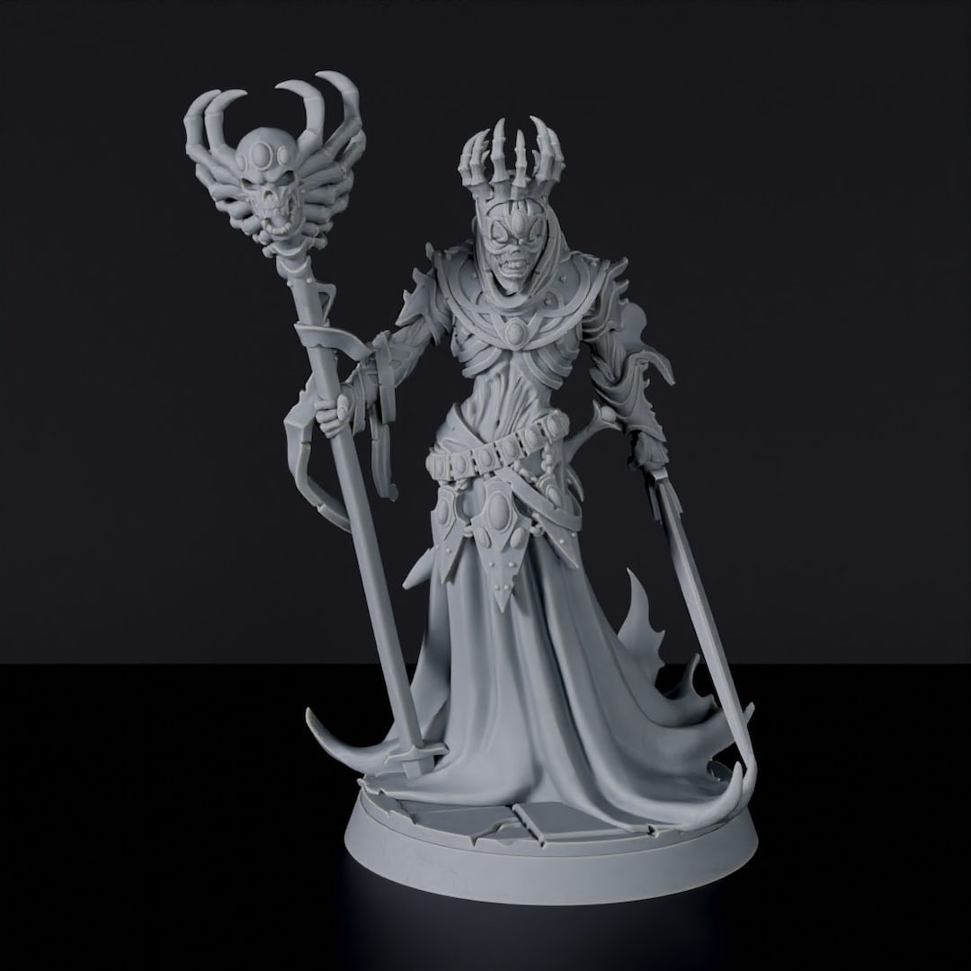 Lich King Monster Dnd Inspired Fantasy Dnd Tabletop RPG Mini Great ...