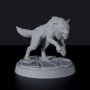 Pack of Wolfs Monster Dnd Inspired Fantasy Tabletop RPG Mini Great ...
