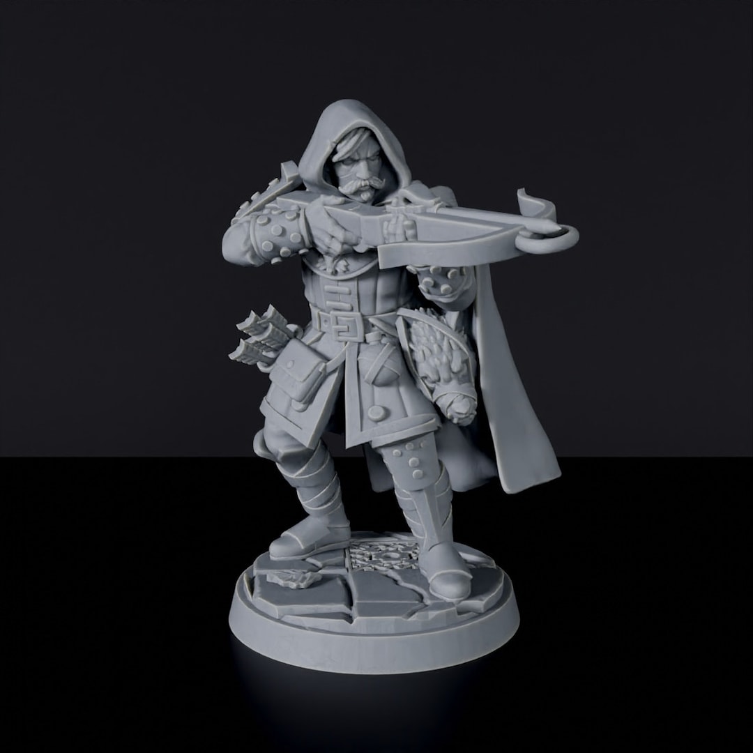 Human Ranger Male Dnd Inspired Fantasy Dnd Tabletop RPG Mini Great ...