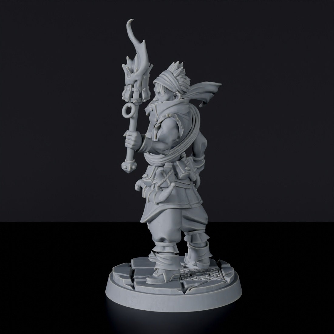 Human Adventurer Dnd Inspired Fantasy Dnd Tabletop RPG Mini Great ...