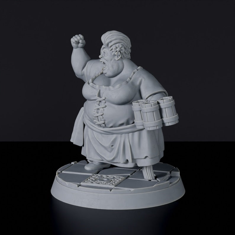 Barmaid Tavern NPC Dnd Inspired Fantasy Dnd Tabletop RPG Mini Great ...