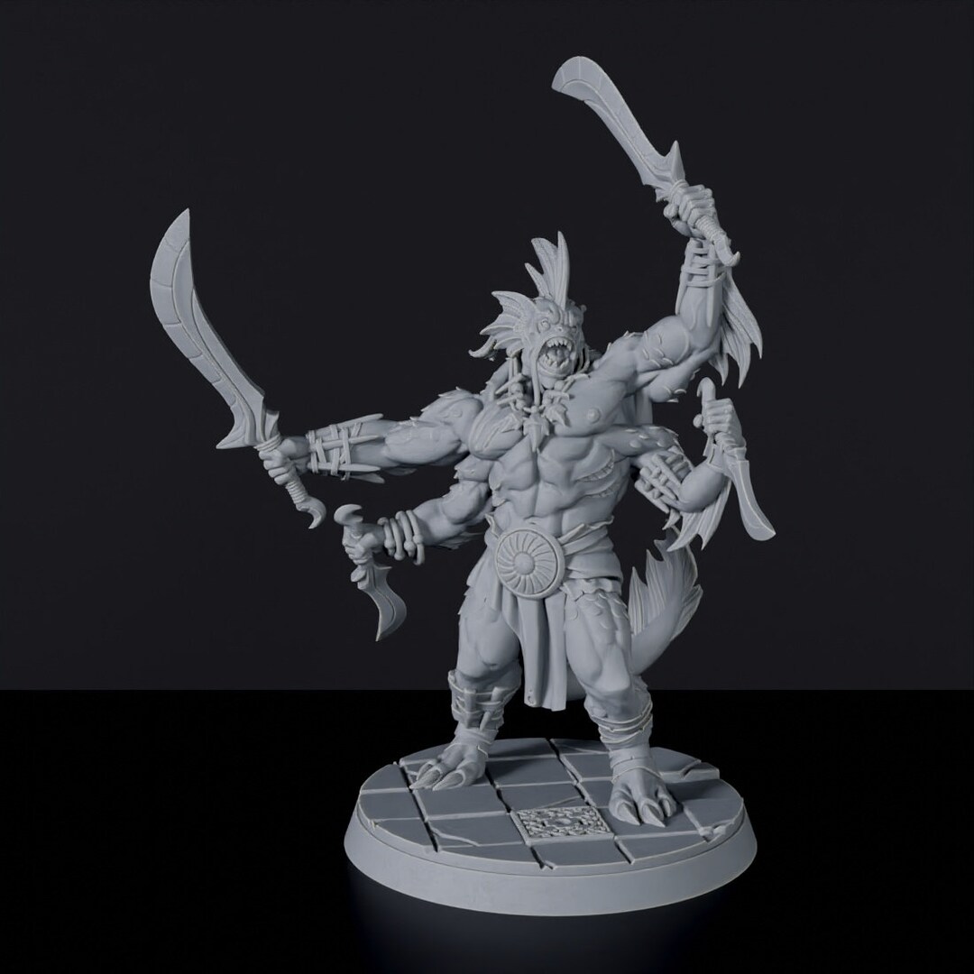 Sea Devil Monster Dnd Inspired Fantasy Dnd Tabletop RPG Mini Great ...