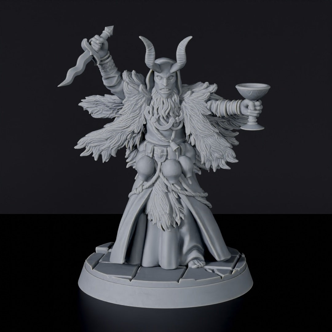 Cultist Leader Monster NPC Dnd Inspired Fantasy Tabletop RPG Mini Great ...