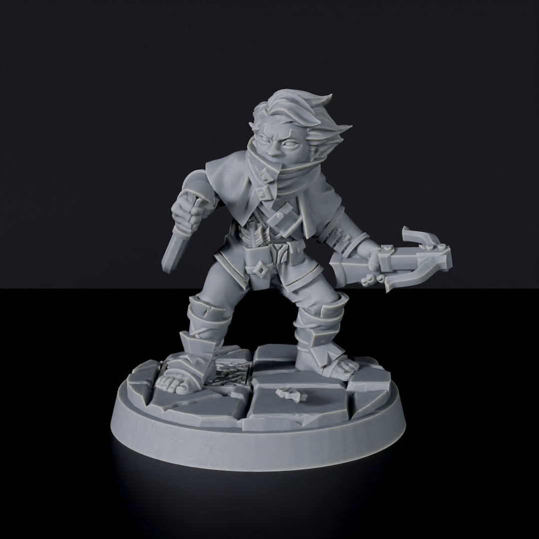 Halfling Rogue Dnd Inspired Fantasy Dnd Tabletop RPG Mini Great ...