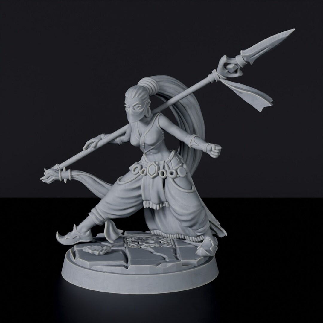 Human Female Rogue Dnd Inspired Fantasy Dnd Tabletop RPG Mini Great ...