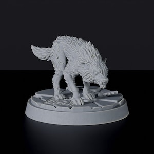 Pack of Wolfs Monster Dnd Inspired Fantasy Tabletop RPG Mini Great ...