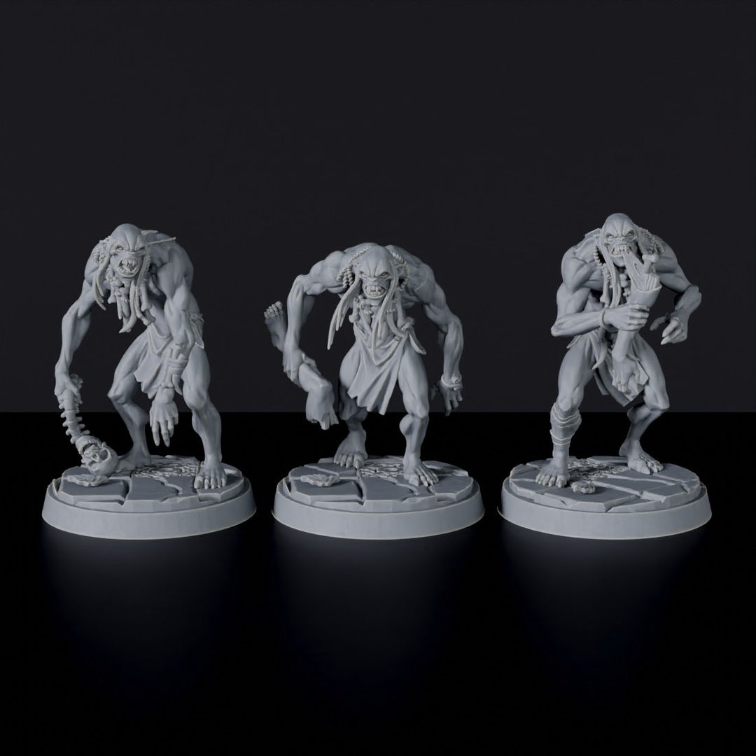 Ghul Unit Monster Dnd Inspired Fantasy Dnd Tabletop RPG Mini Great ...