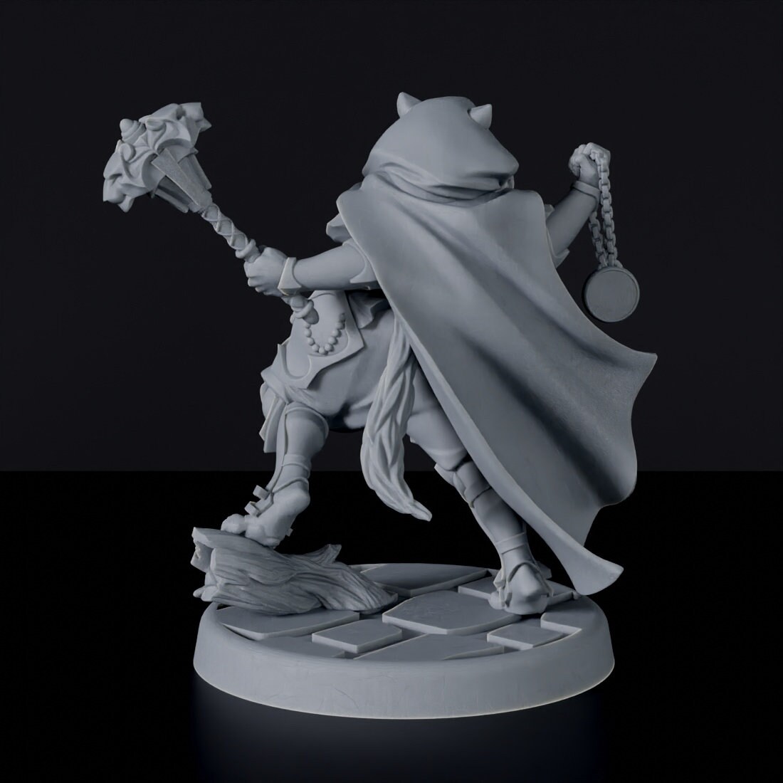 Lionfolk Female Cleric Dnd Inspired Fantasy Dnd Tabletop RPG Mini Great ...