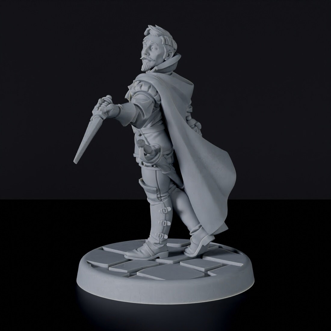 Human Male Rogue Dnd Inspired Fantasy Dnd Tabletop RPG Mini Great ...