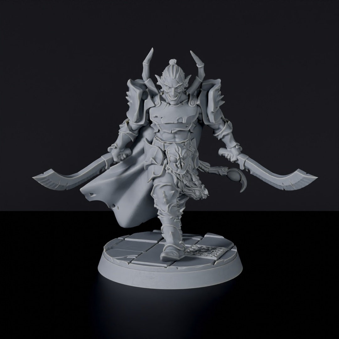 Slazgar Bor'duin Bloodfields Wargaming Everdark Elves - Etsy