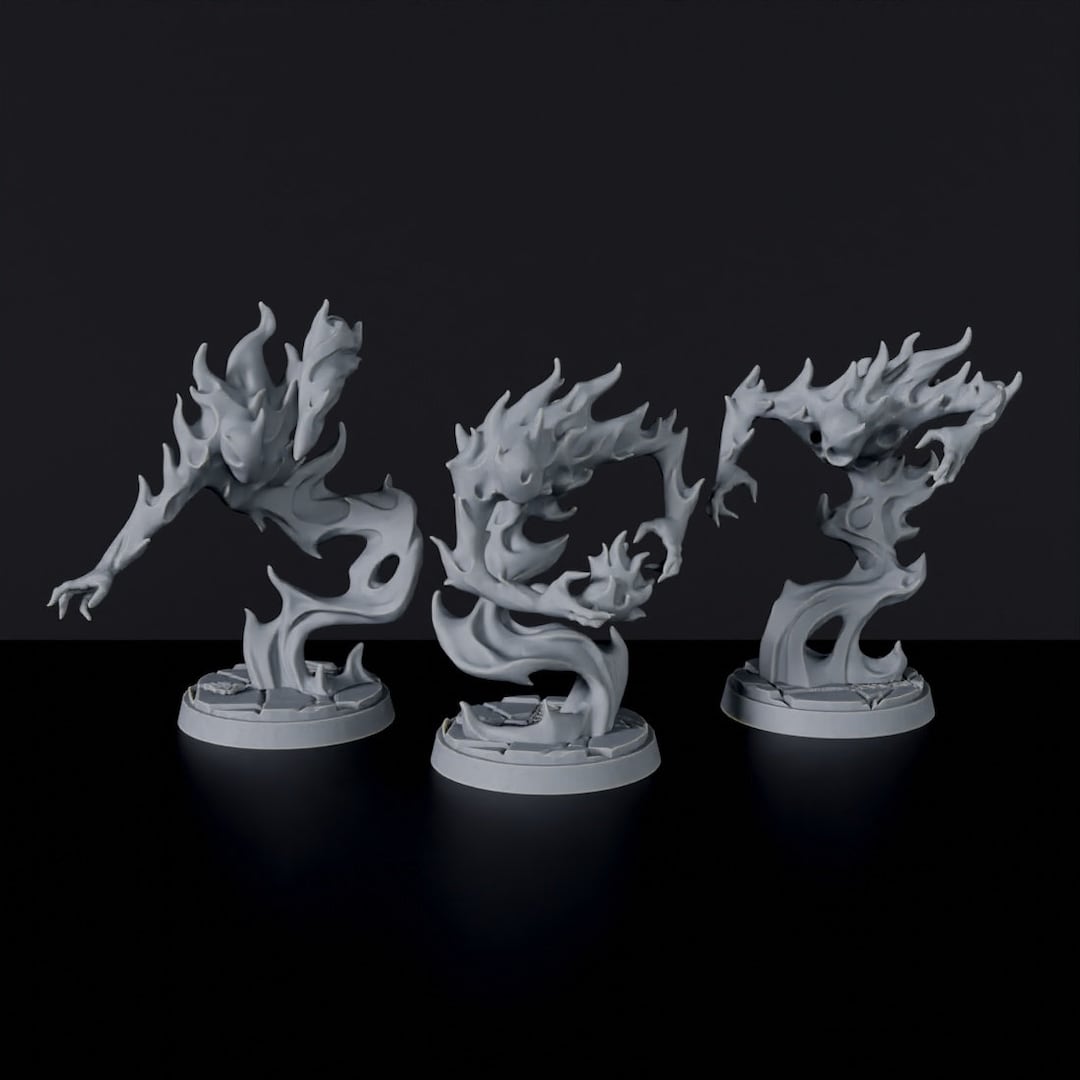 Fire Elemental Unit Dnd Inspired Fantasy Dnd Tabletop RPG Great ...