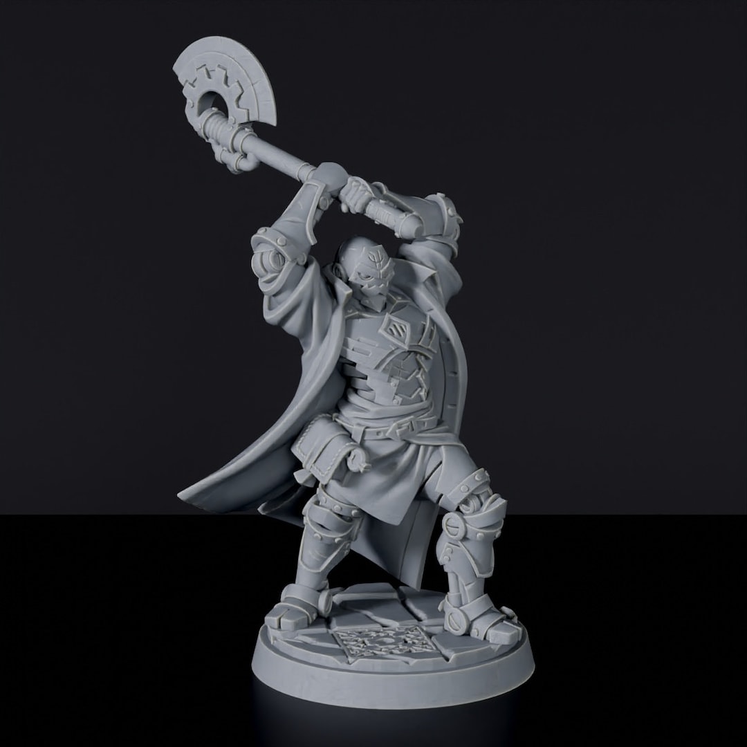 Constructed Barbarian Dnd Inspired Fantasy Dnd Tabletop RPG Mini Great ...
