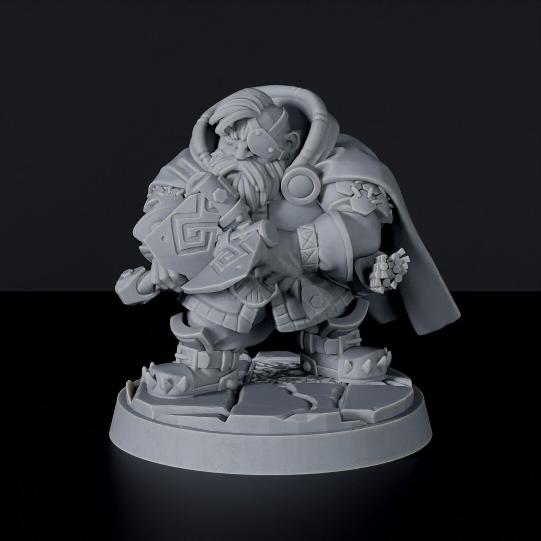 Dwarf Ranger Male Dnd Inspired Fantasy Dnd Tabletop RPG Mini Great ...
