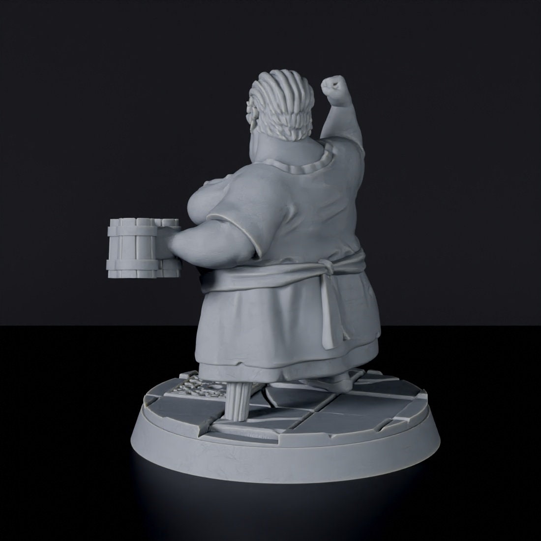 Barmaid Tavern NPC Dnd Inspired Fantasy Dnd Tabletop RPG Mini Great ...