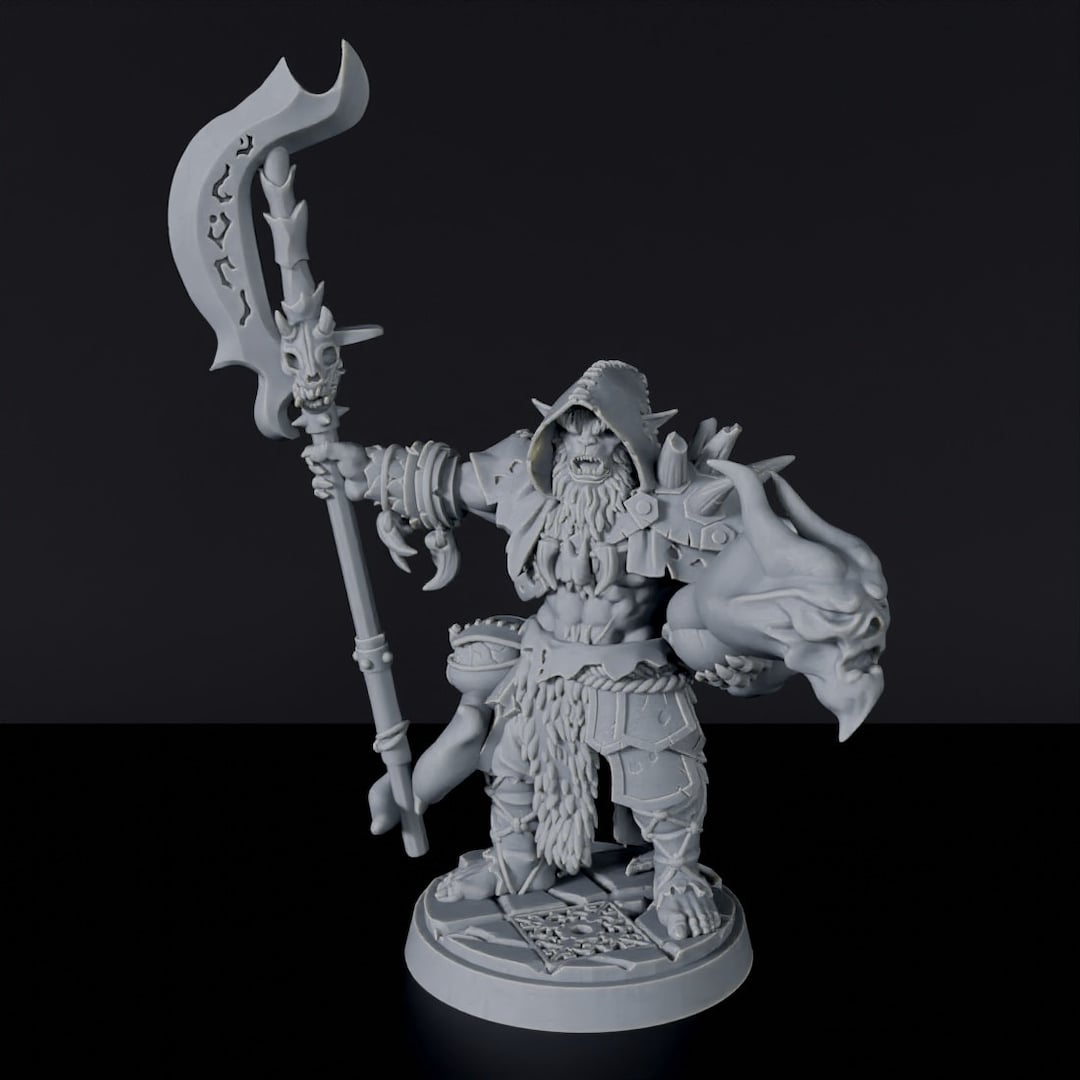 Bugbear Warlock Dnd Inspired Fantasy Dnd Tabletop RPG Mini Great ...